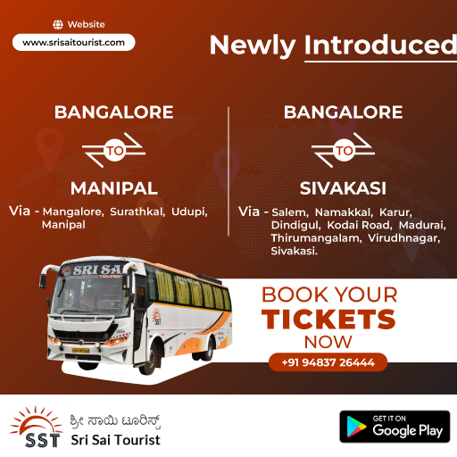 Online Bus Ticket Booking, Bus Tickets | Sri Sai Tourist